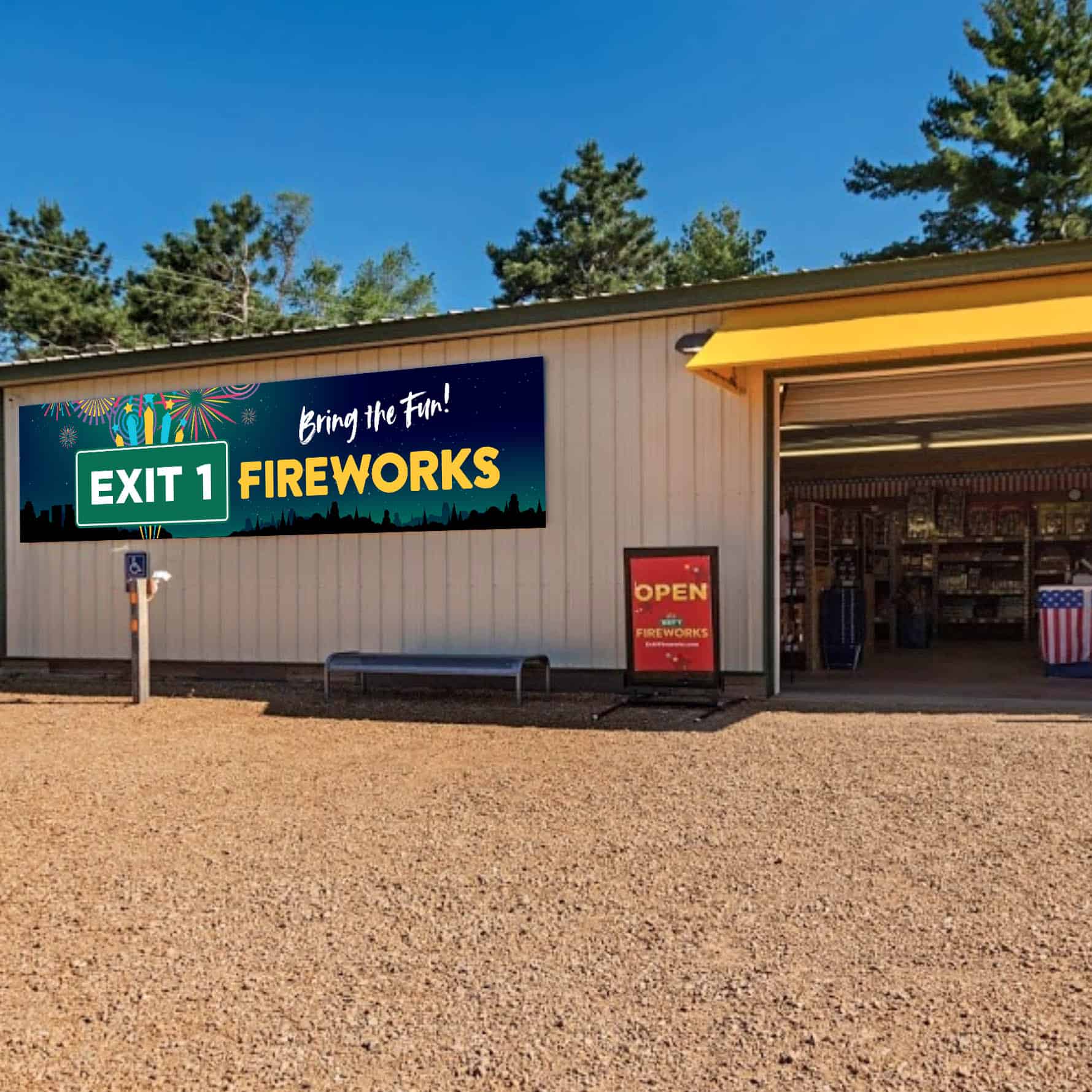 Exit 1 Fireworks in Hudson Wisconsin - Exit 1 Fireworks